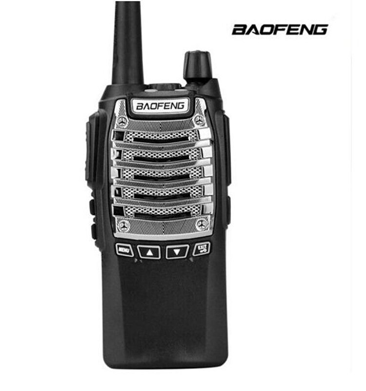 Baofeng UV-8D 8В ручной переговорный радио, темно-серый с наушником стандартный комплект для строительных площадок