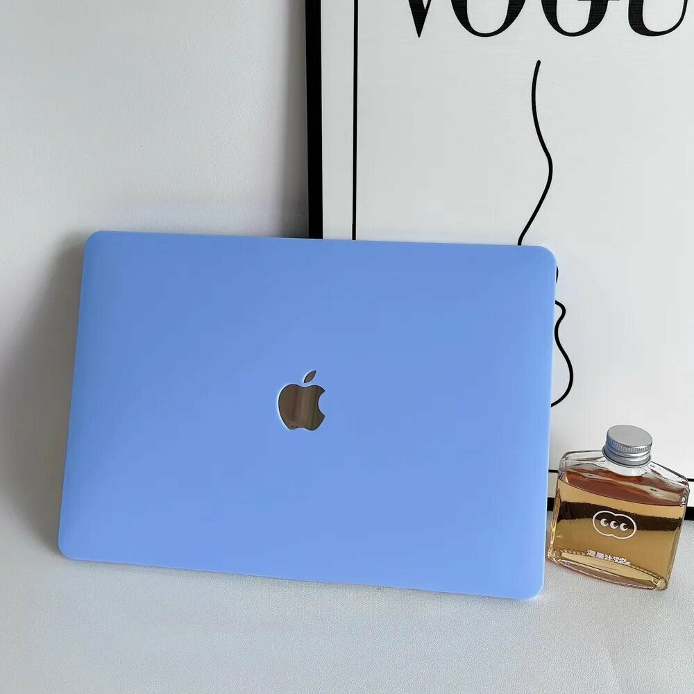 Жесткий кейс Macbook Чехол-накладка Case для Air 13 (A1466 / A1369) Матовый синий
