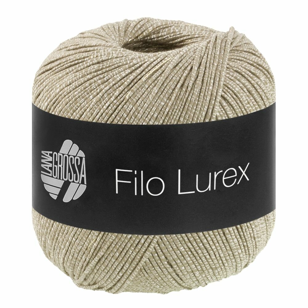 Пряжа для вязания Lana Grossa Filo Lurex (13 Хакки/Khaki) 2 мотка по 50 г/145 м