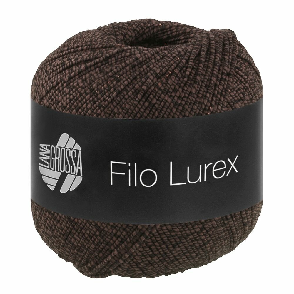 Пряжа для вязания Lana Grossa Filo Lurex (16 Mokka) 4 мотка по 50 г/145 м