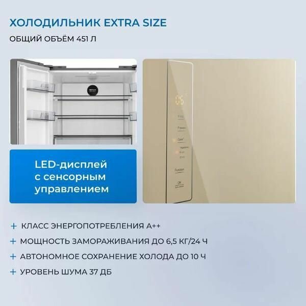 Холодильник ZUGEL ZRCD430C
