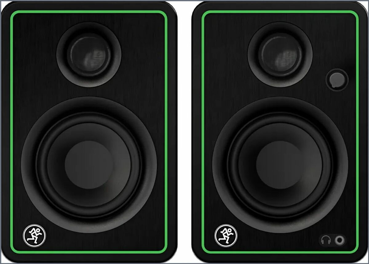 MACKIE CR3-XBT пара студийных мониторов, мощность 50 Ватт, Bluetooth, динамик 3', твиттер 0,75', цвет черный