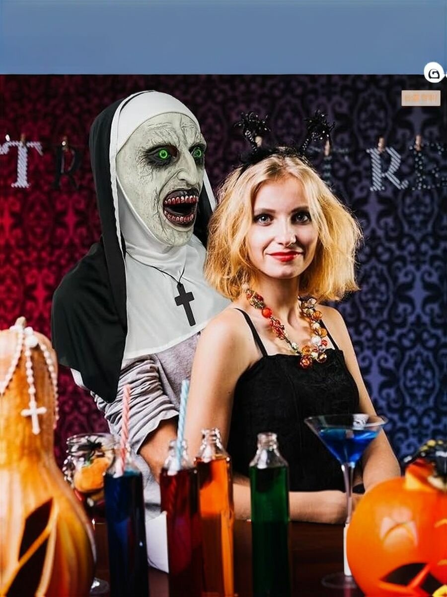 Маска "Scream", искусственный латекс, кровавый рот, размер 25х20 см — фото 1