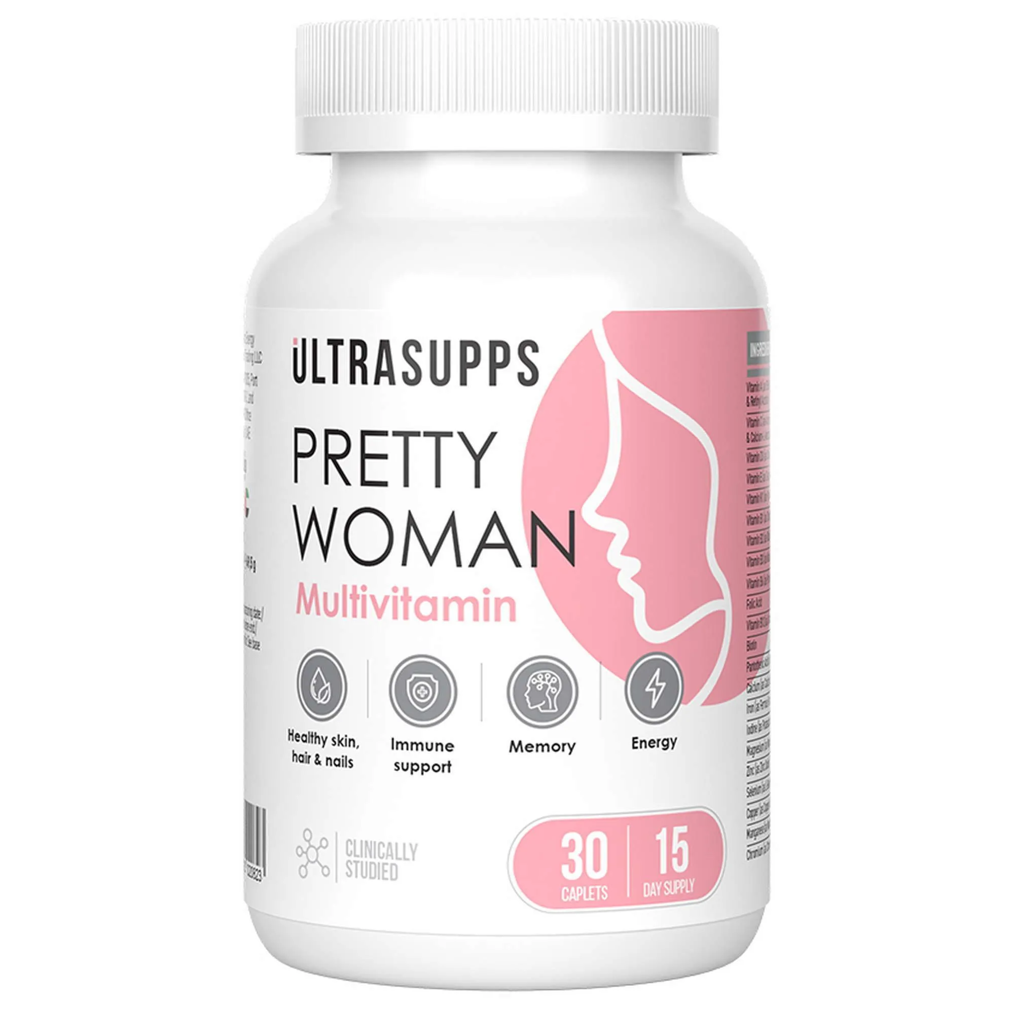UltraSupps Pretty Woman MultiВитамин 30 капс. , повышает тонус, укрепляет иммунитет