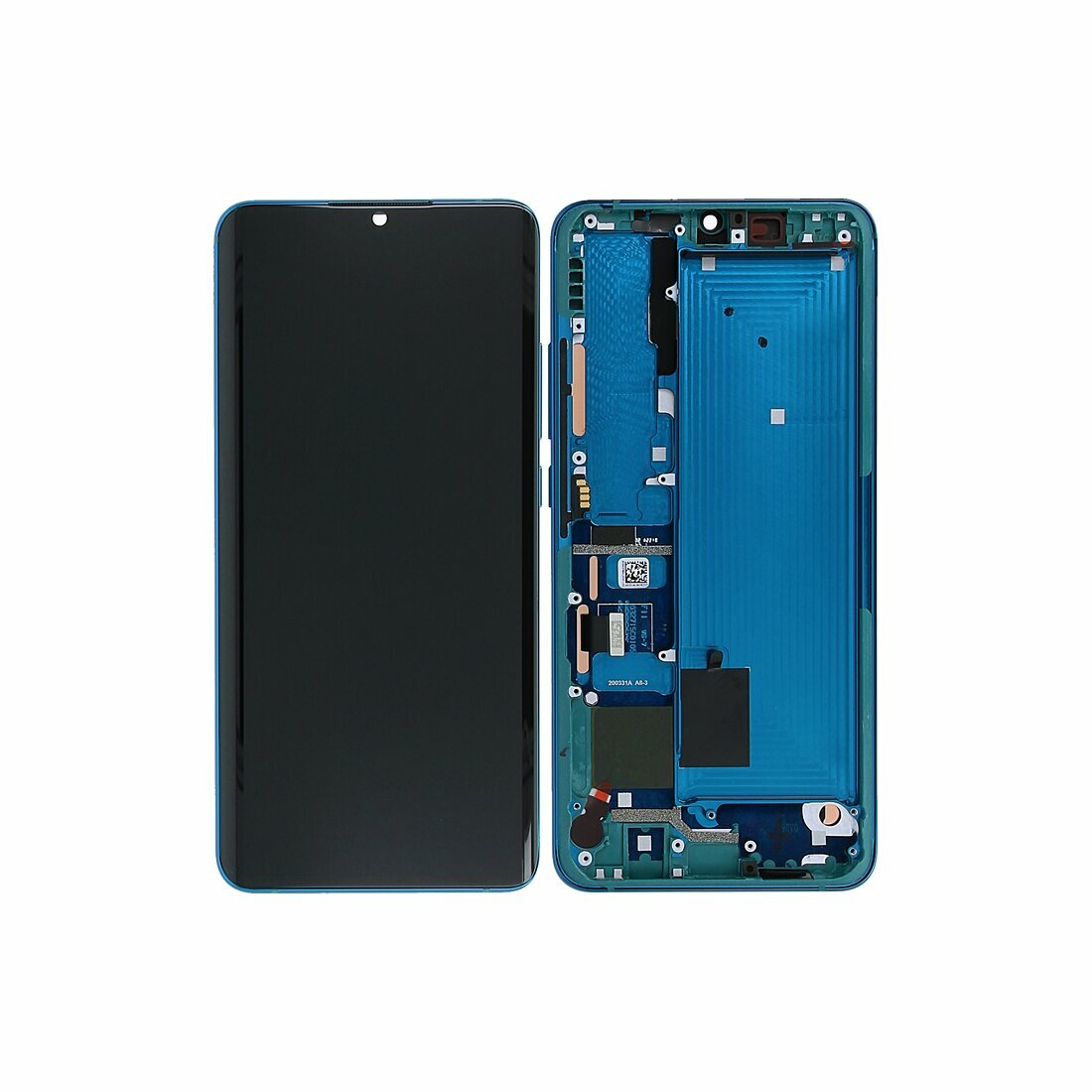 Дисплей Xiaomi Mi Note 10 / Mi Note 10 Pro в сборе зеленый