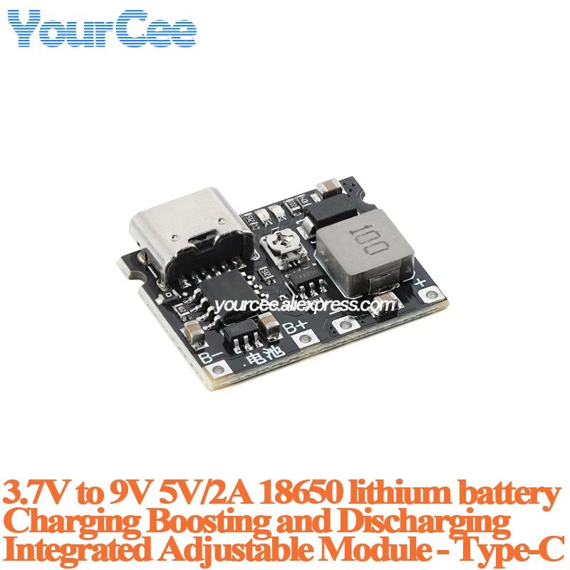 Your Cee 3.7-9V 5V/2A 18650 Type-C Модуль