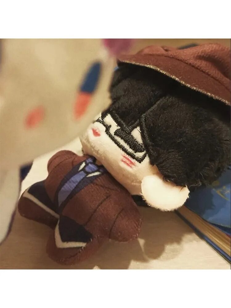 Аниме плюшевые куклы Бунго Брудящие собаки Ранпо Эдогава/Bungo Stray Dogs Ranpo Edogawa Plush Dolls Ranpo Edogawa Cotton Figures Soft Toys 12cm