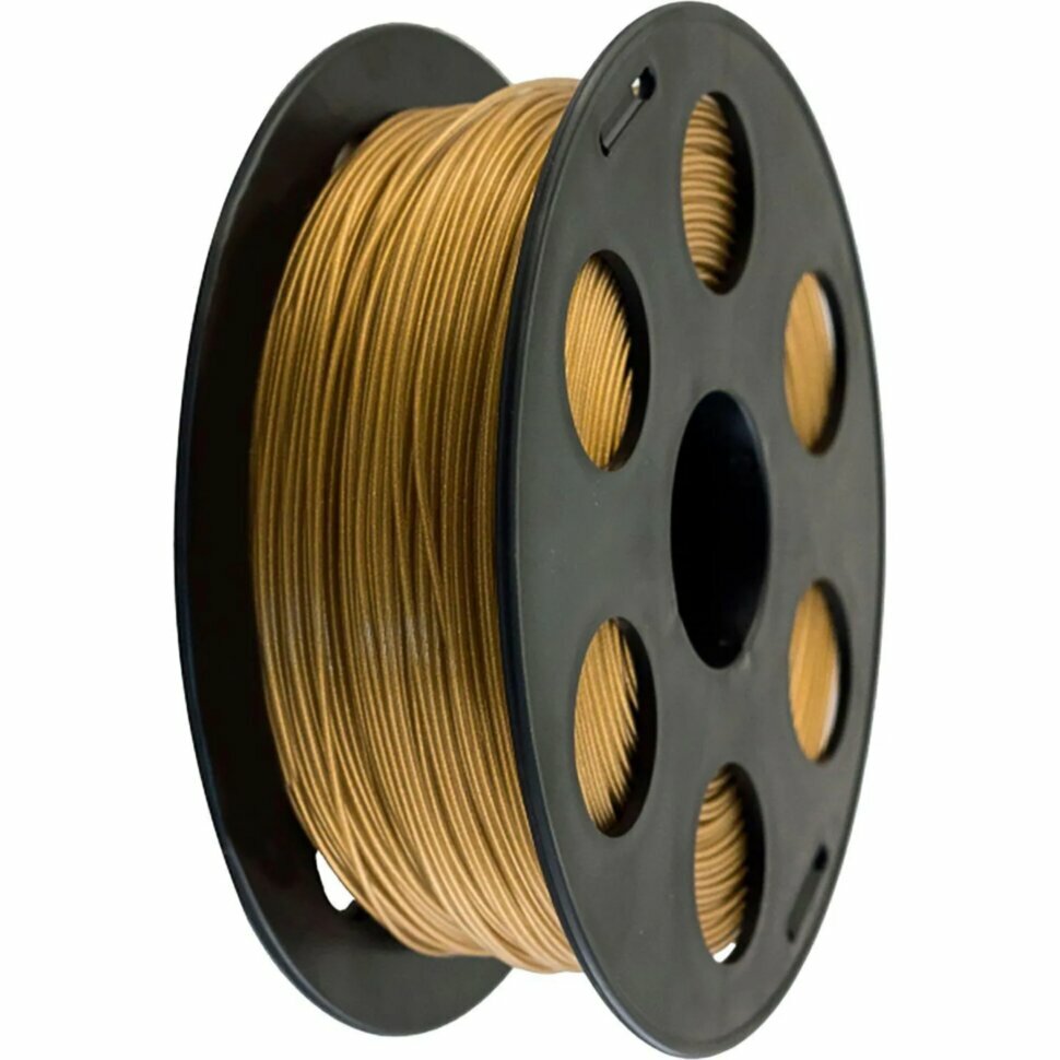 Пластик PLA BestFilament, 1.75 мм, золотистый металлик,1 кг, 1030180