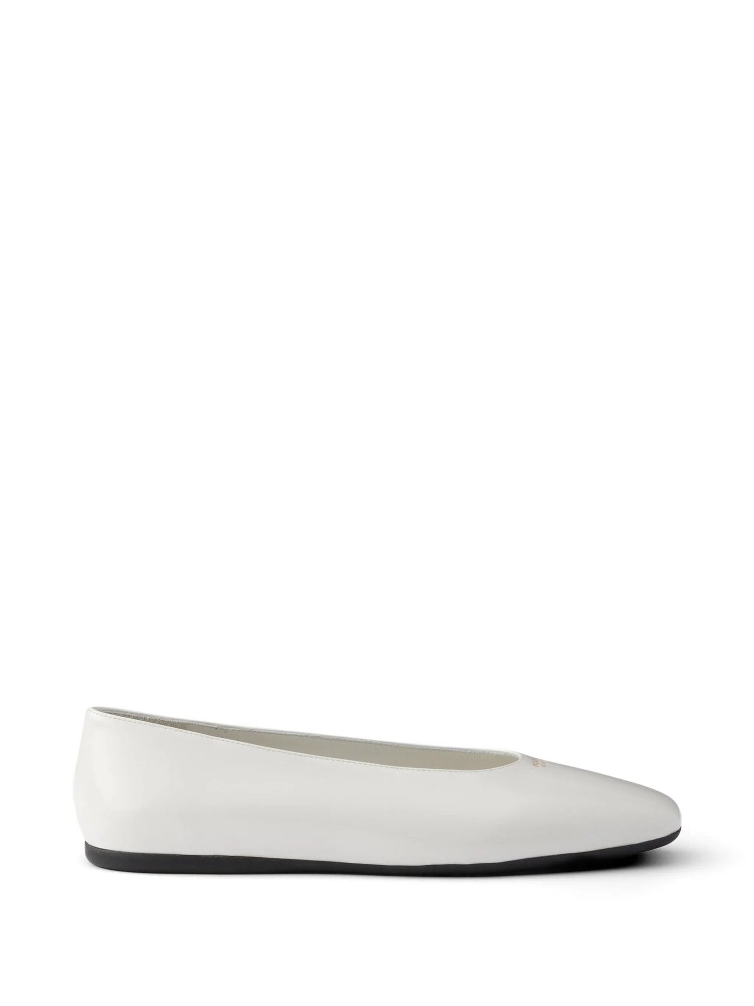 Балетки Brushed leather ballerinas