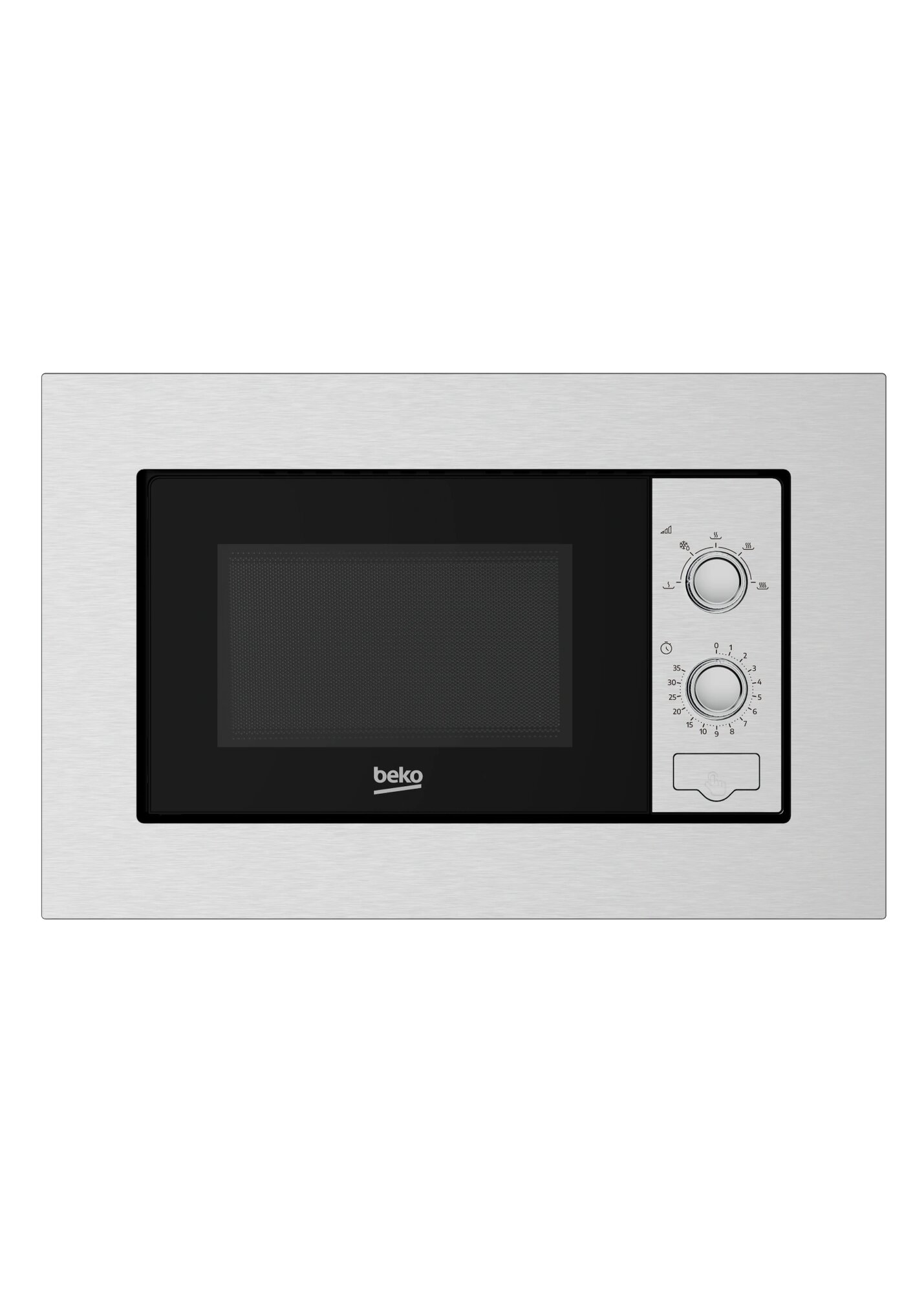 Микроволновая печь Beko BMOB20102CX, встраиваемая, 20 л, нержавеющая сталь