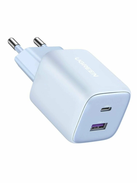 СЗУ UGREEN CD350 Nexode USB-A /USB-C 35W (35859) Голубой