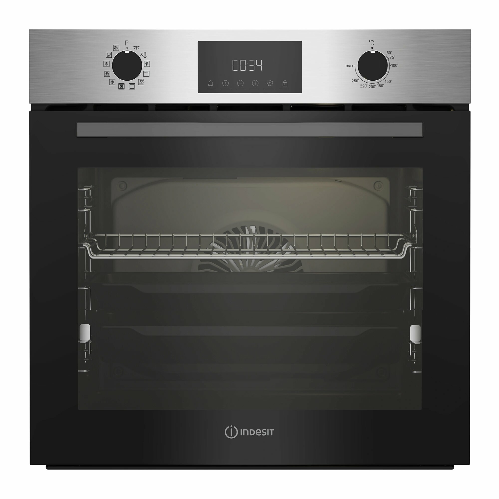 Электрический духовой шкаф Indesit IBFTE 4941 JH IX, 72л, очистка каталитическая + паровая