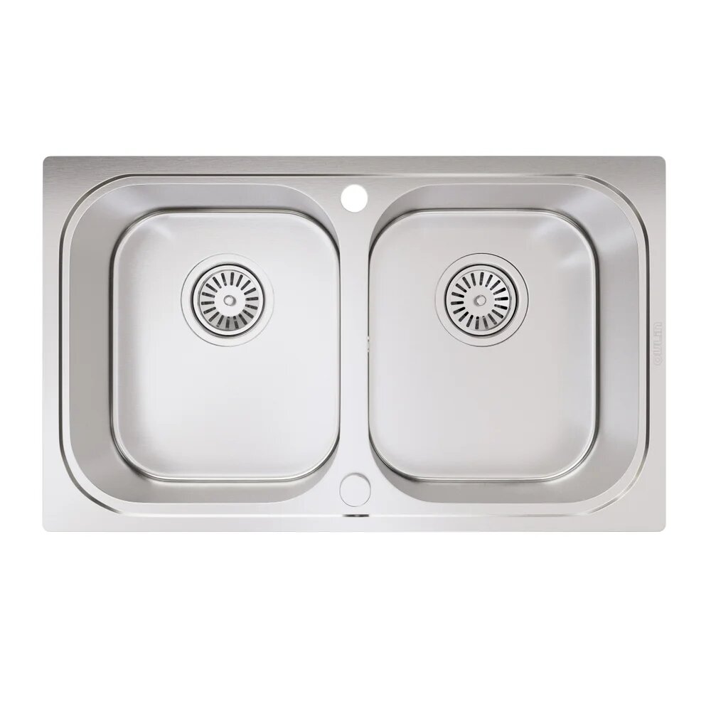Мойка кухонная Oulin OL-S8905 металлическая, 78x47, прямоугольная, мойка для кухни, немецкая