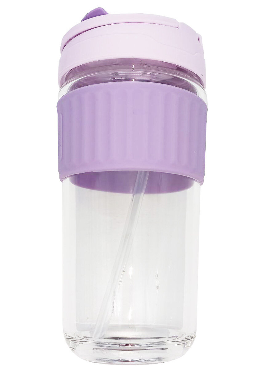Термокружка Quange Glass Cup 550ml (KF201) Purple, фиолетовый.