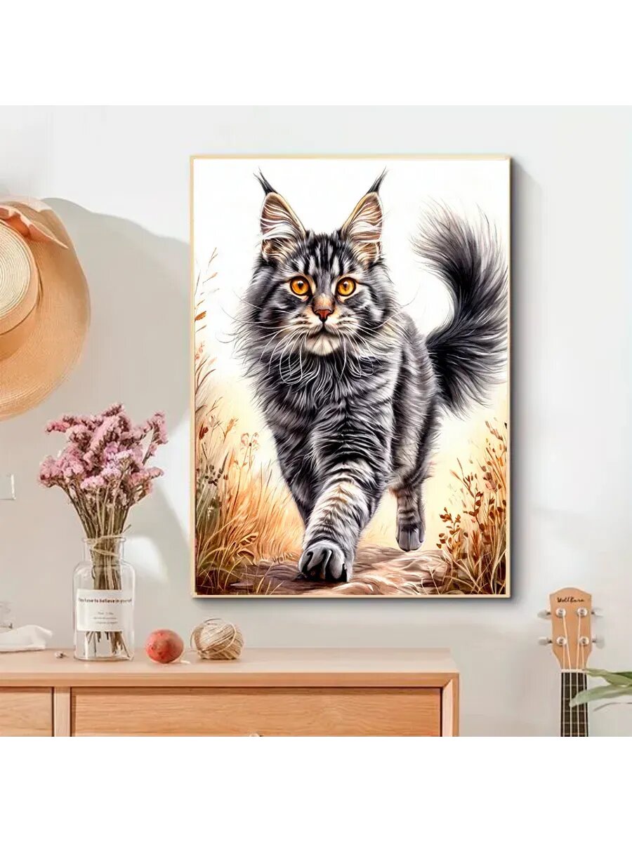 Картина на стену для интерьера "Мейн-кун" 40х50 см