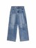 Джинсы Spencer Badu Patchwork-detail wide-leg jeans, размер L, blue