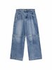 Джинсы широкие Patchwork-detail wide-leg jeans 