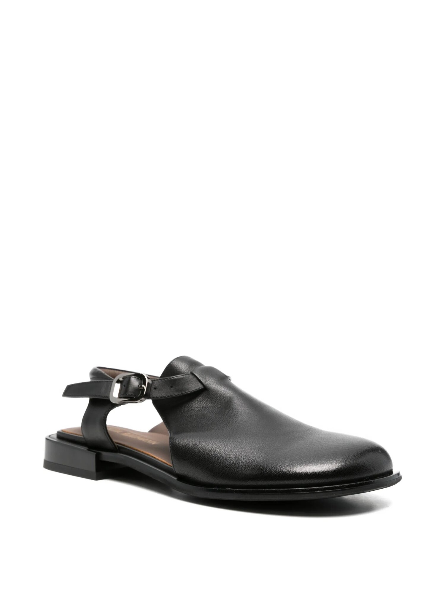 Туфли LINDA BAUMANN Buckle-fastening flat pumps, размер 37, black/black — фото 1