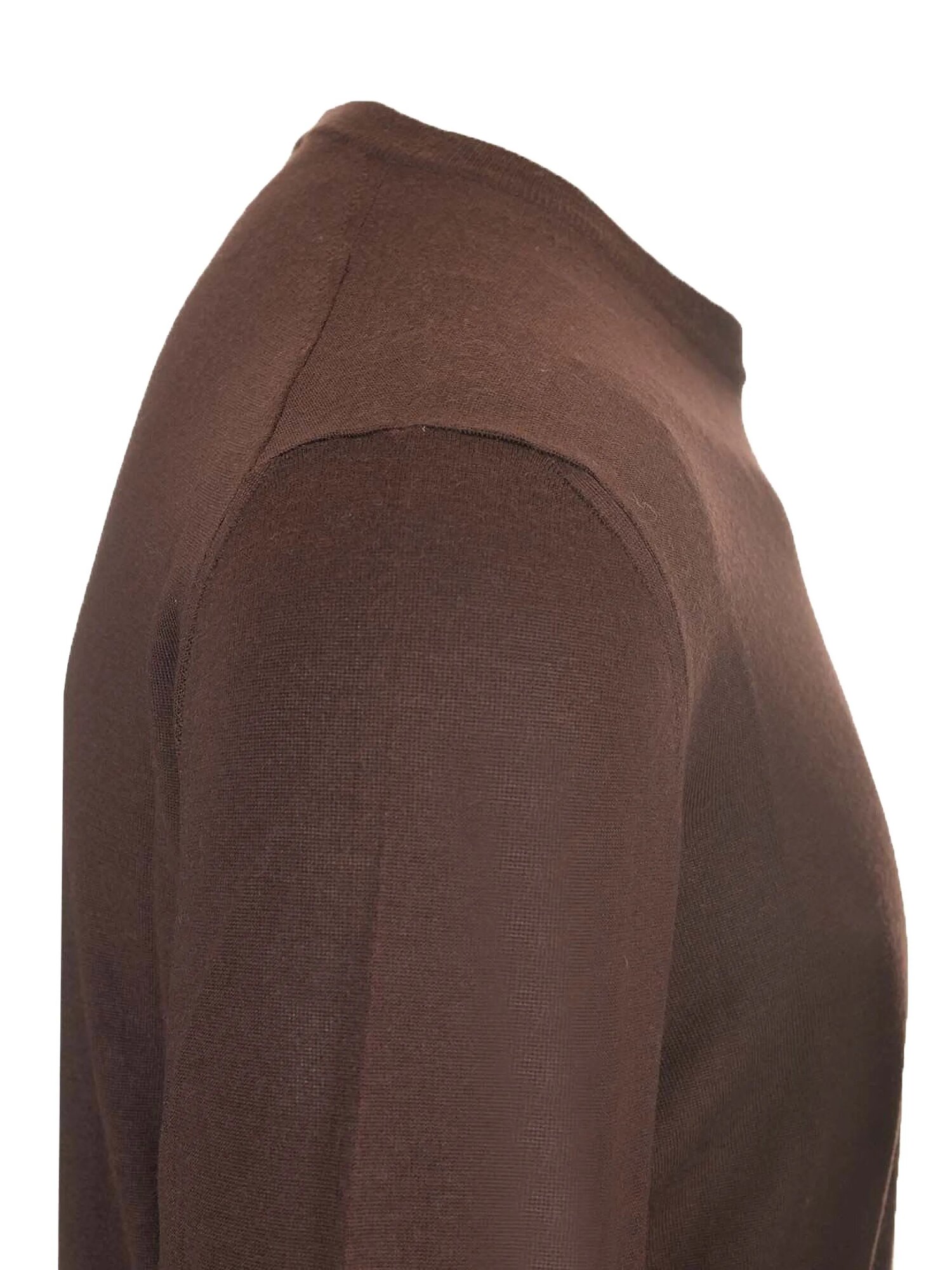 Свитер Mauro Ottaviani Ribbed-trim crew-neck sweater, размер 52, , brown — фото 1