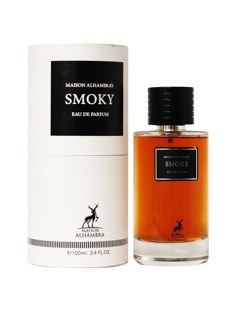 Парфюмерная вода Maison Alhambra "Smoky", унисекс, пряная, цитрусовая, спрей, флакон 100 мл