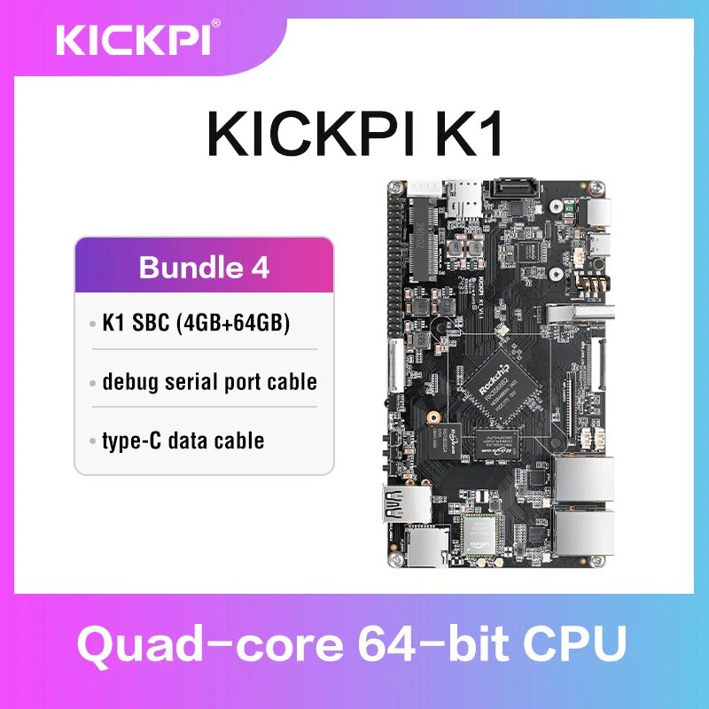 KICKPI K1 SBC (4GB+64GB) Bundle 4