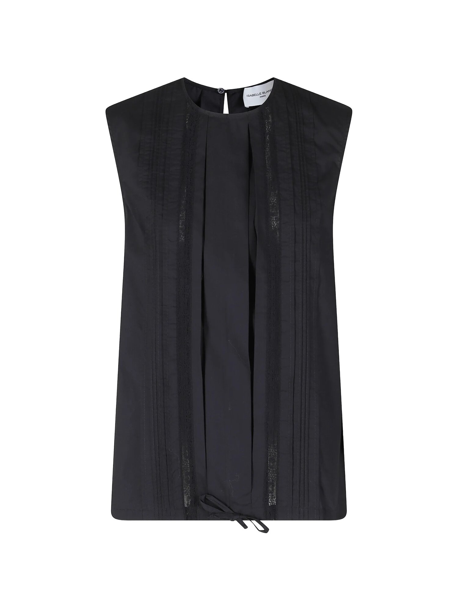 Блуза Lace-trim pintuck-detail blouse