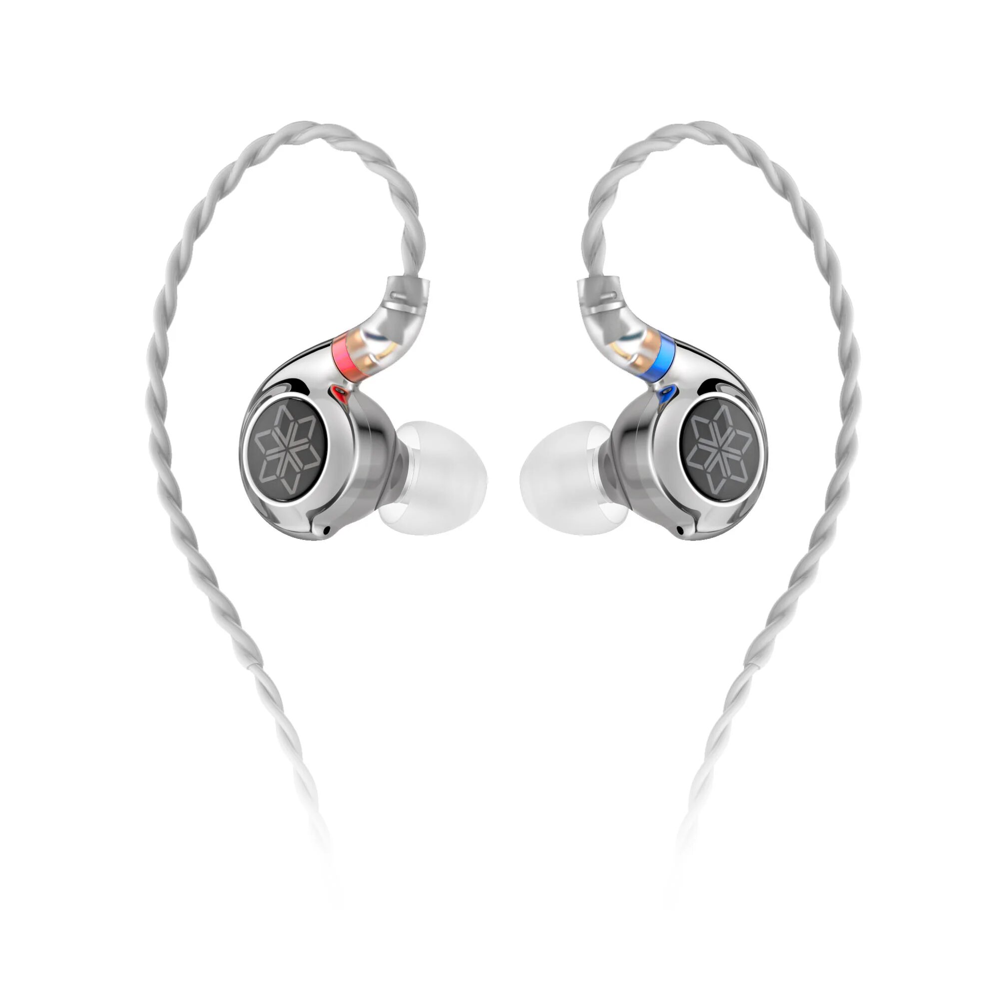 Динамические наушники-вкладыши FiiO FD11 серебристого цвета, 20000 Гц