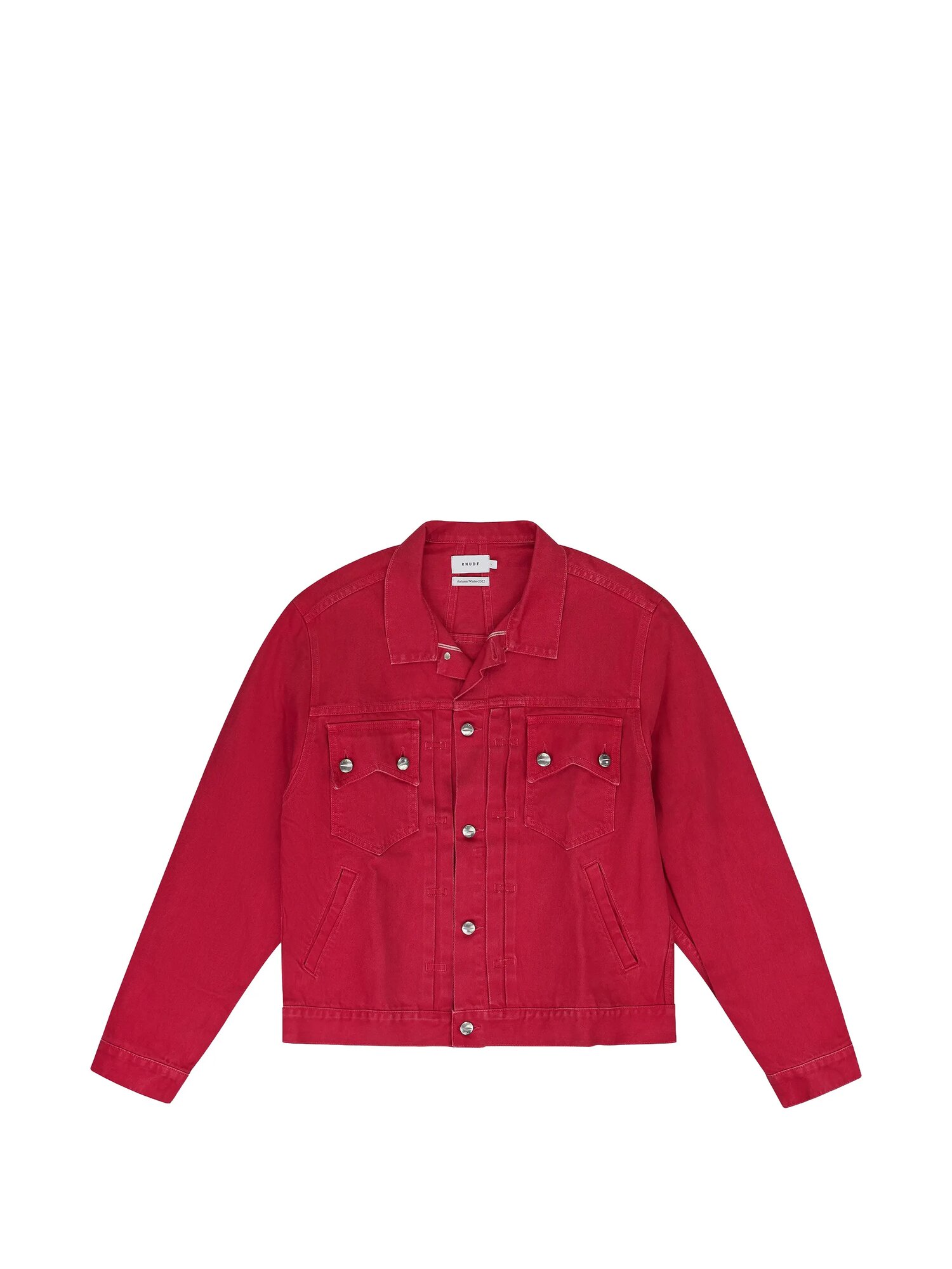 Куртка Pocket-details button-down denim jacket