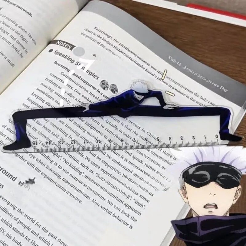 Канцелярия для школы линейка 15 см аниме магическая битва Годжо Сатору