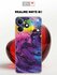 Силиконовый чехол на Realme Note 80 / Реалми Нот 80 с принтом Fluid art