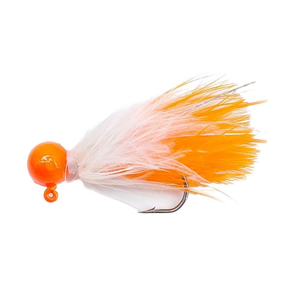 Свинцовые крючки JIG с перьями 3г 5г для ловли паука окуня форели на пруду