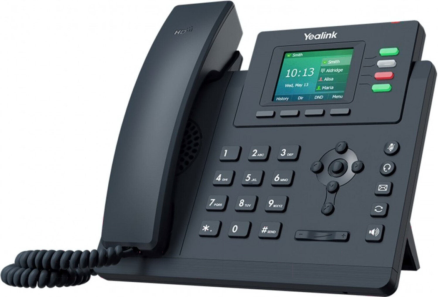 Телефон стационарный IP SIP-T33G черный