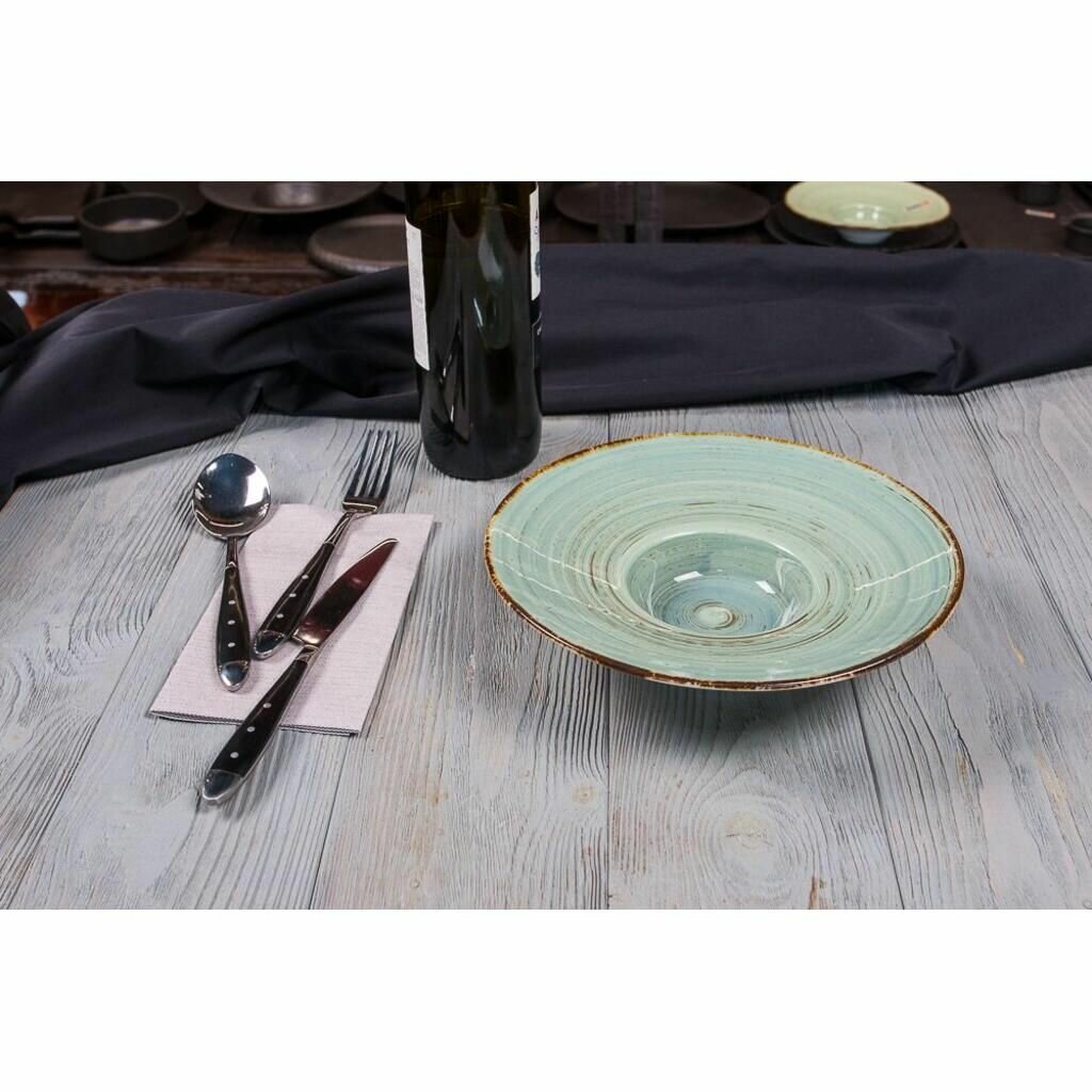 Тарелка глубокая 100мл диаметр 23см P.L. Proff Cuisine Blue Lake 2шт