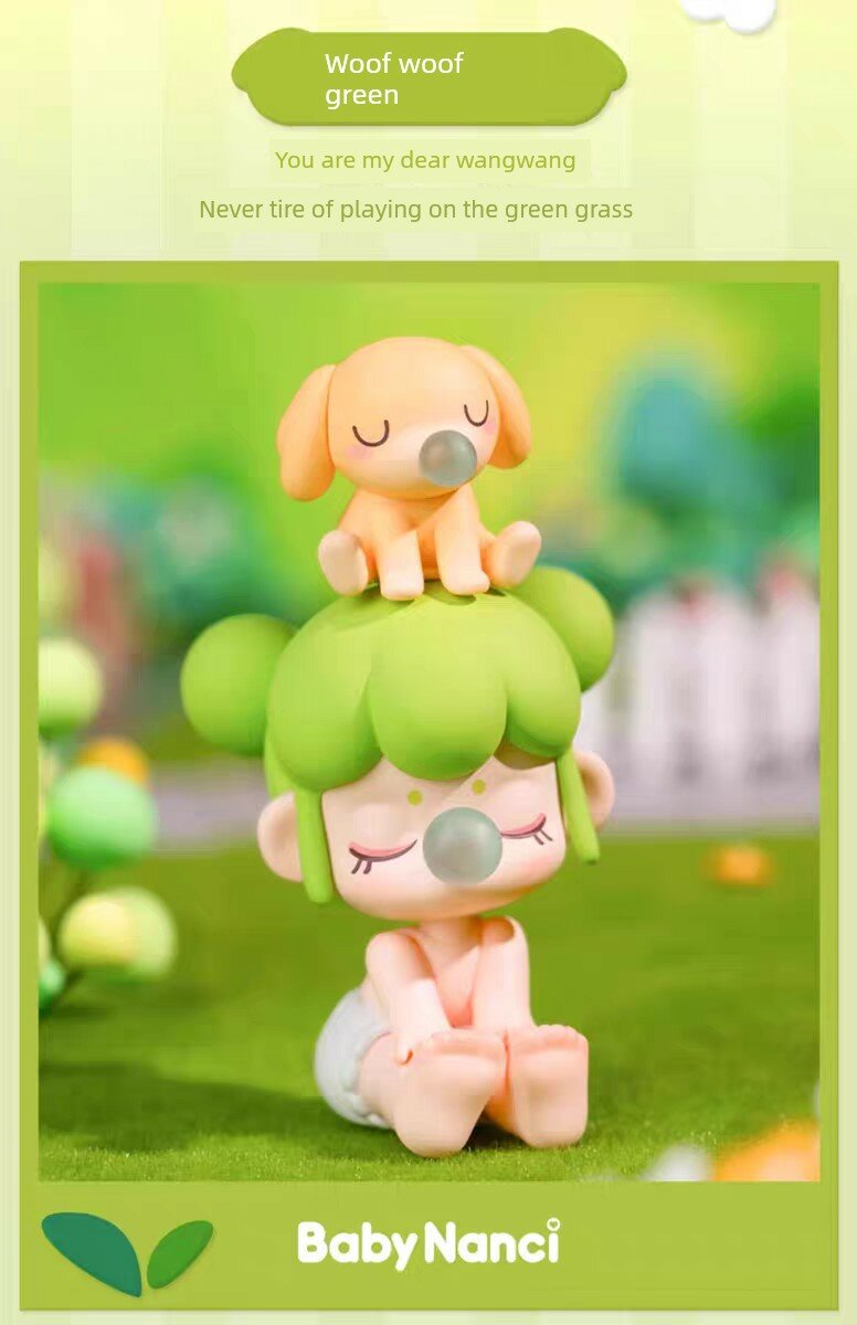 Оригинальная коллекционная фигурка Nanci Sitting Series Blind Box Babynanci: модная игрушка, милый подарок для девочек