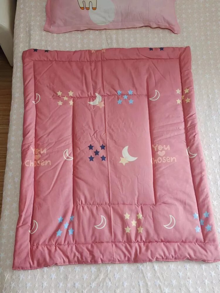 Односпальный чехол для кровати 90x150 см из хлопковой ткани с узором звездные желания