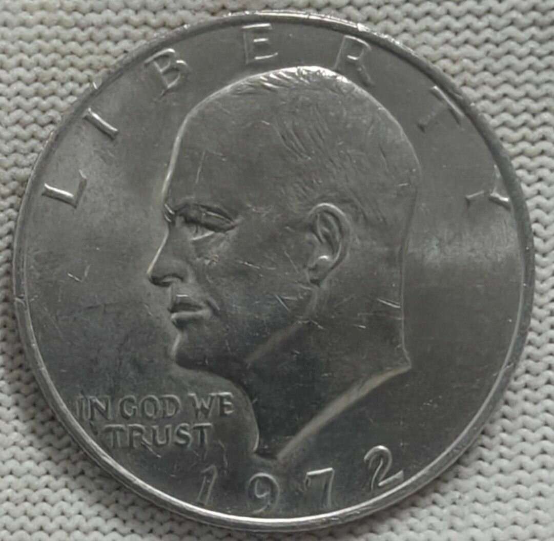 США 1 доллар 1972 года Эйзенхауэр Лунный доллар