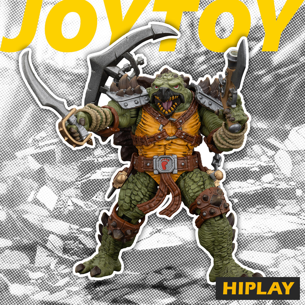 HIPLAY JOYTOY TMNT Черепашки Ниндзя Токка JT01017 1/18