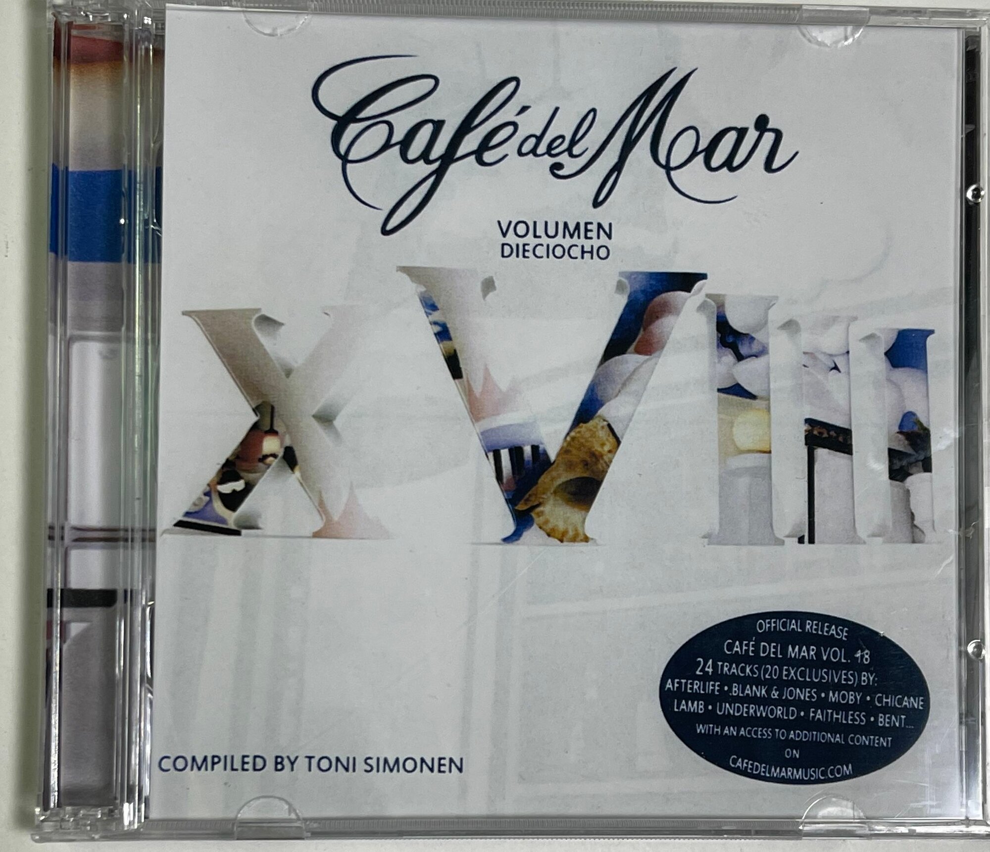 Компакт-диск (CD) Various Caf Del Mar - Volumen Dieciocho. XVII.