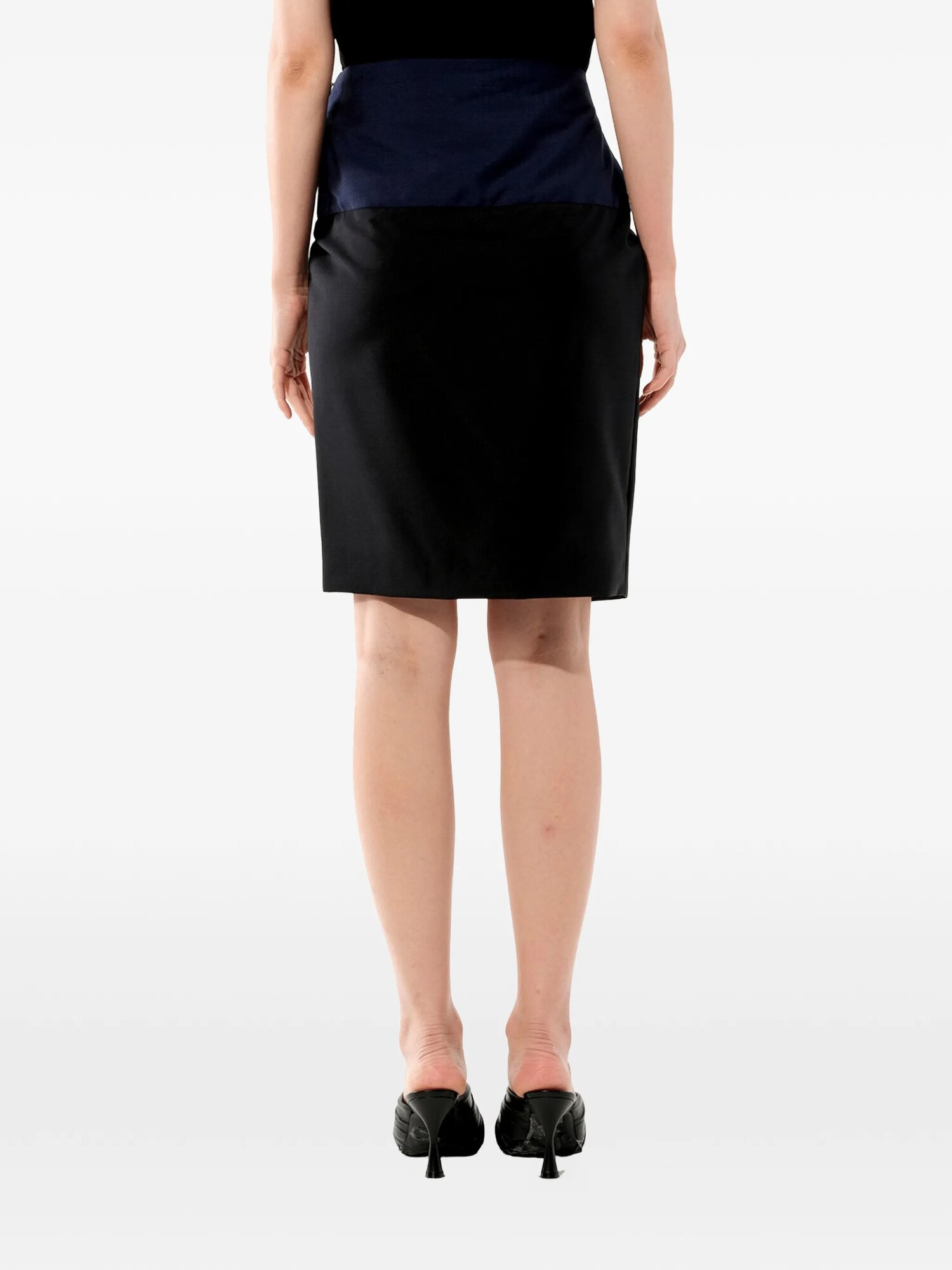 Юбка BALENCIAGA Wrap-front pencil skirt, размер 36 — фото 1