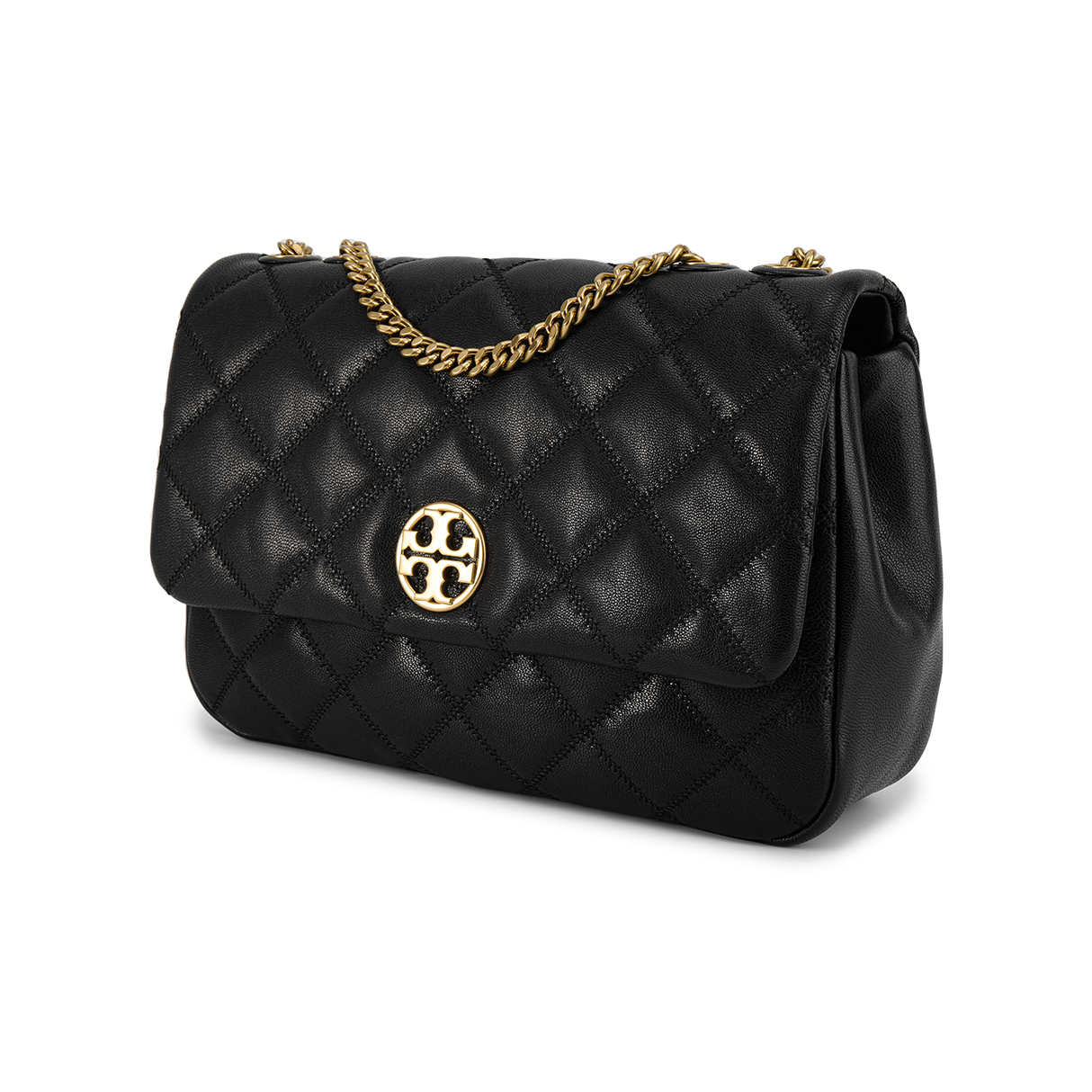 Сумка Tory Burch, фактура плетеная, черный — фото 1