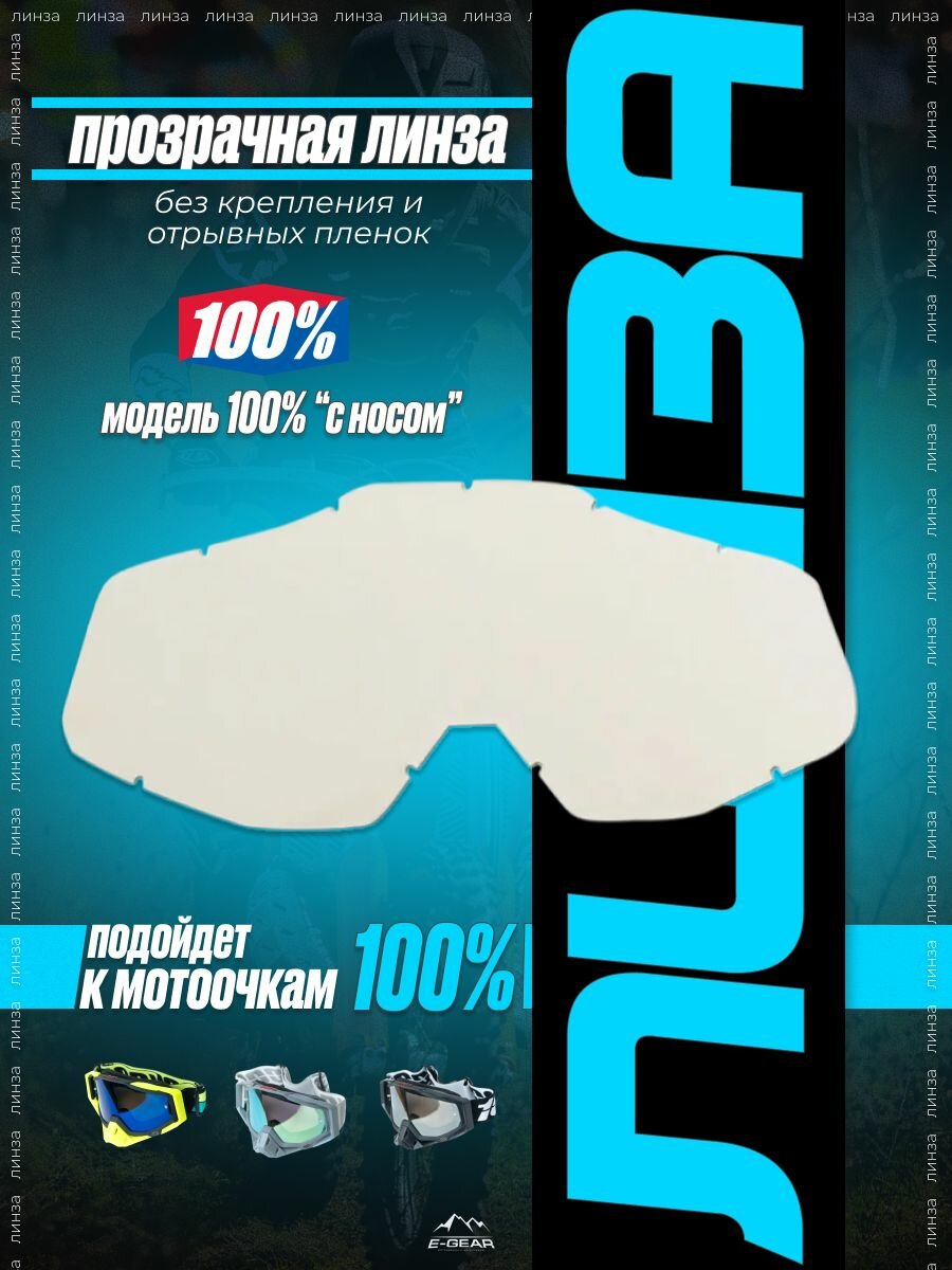 Линза 100% / линза для очков 100%