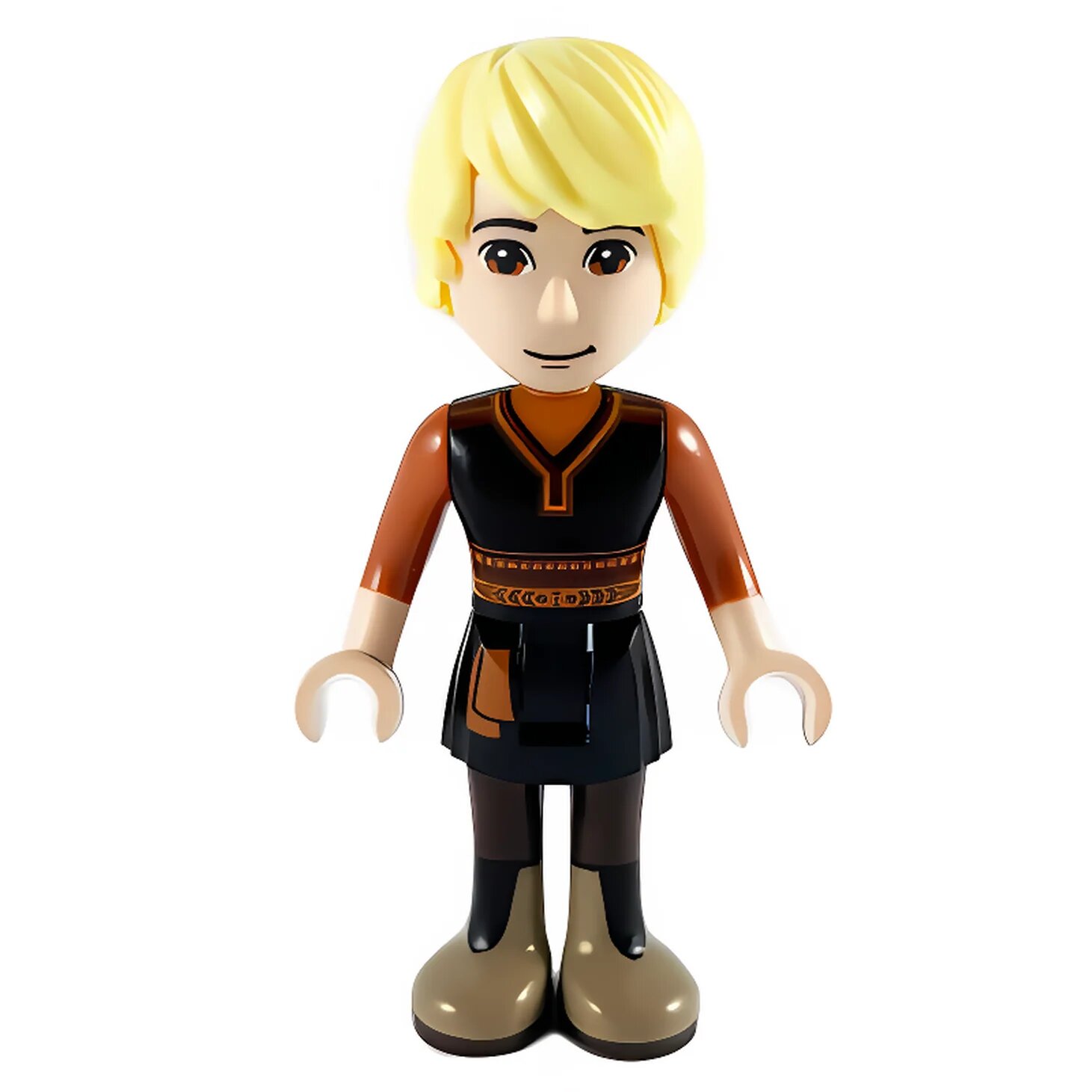 Минифигурка Lego Disney Kristoff - Black Tunic, Dark Orange Shirt, Dark Tan Boots dp072 U