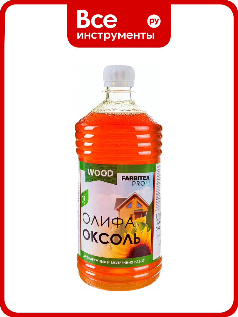 Олифа FARBITEX Оксоль марки ПВ 1 л 4300005041