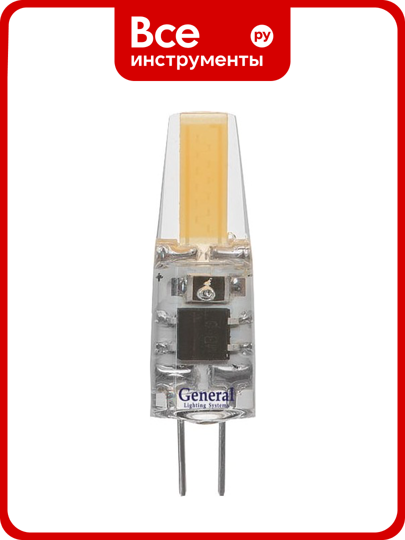 Светодиодная лампа General Lighting Systems G4-3W-C-12V-652700