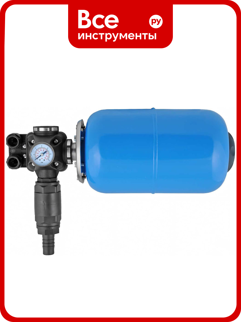 Комплект автоматики акваробот М c гидроаккумулятором (5 л) Unipump 73694, автоматического управления