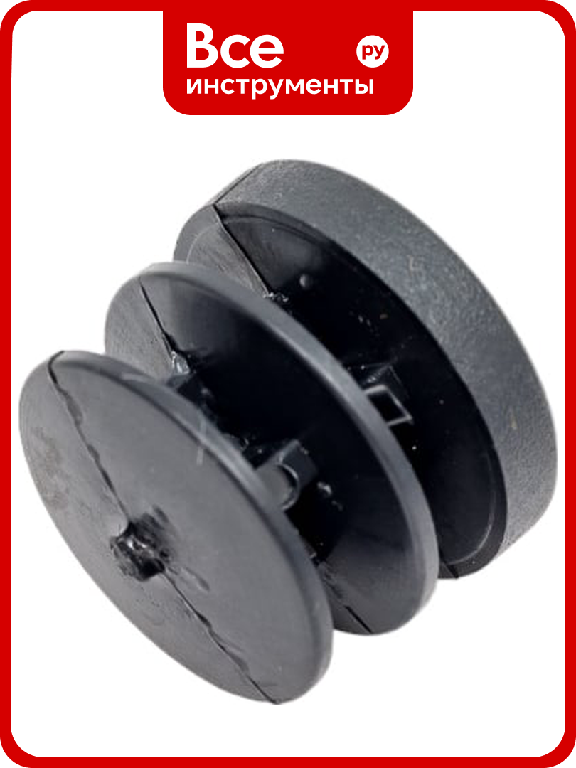 Заглушка внутренняя для трубы D20мм, черн. пластик, (4 шт) - пакет Zitar 150036