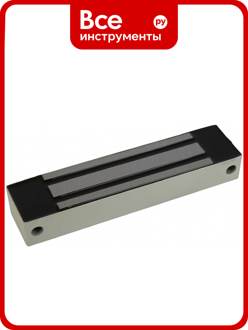 Электромагнитный, ACCORDTEC, замок ACCORDTEC 12V DC, не более 0,47 A, усилие 300 кг, 222x52x34 ML-295K новый
