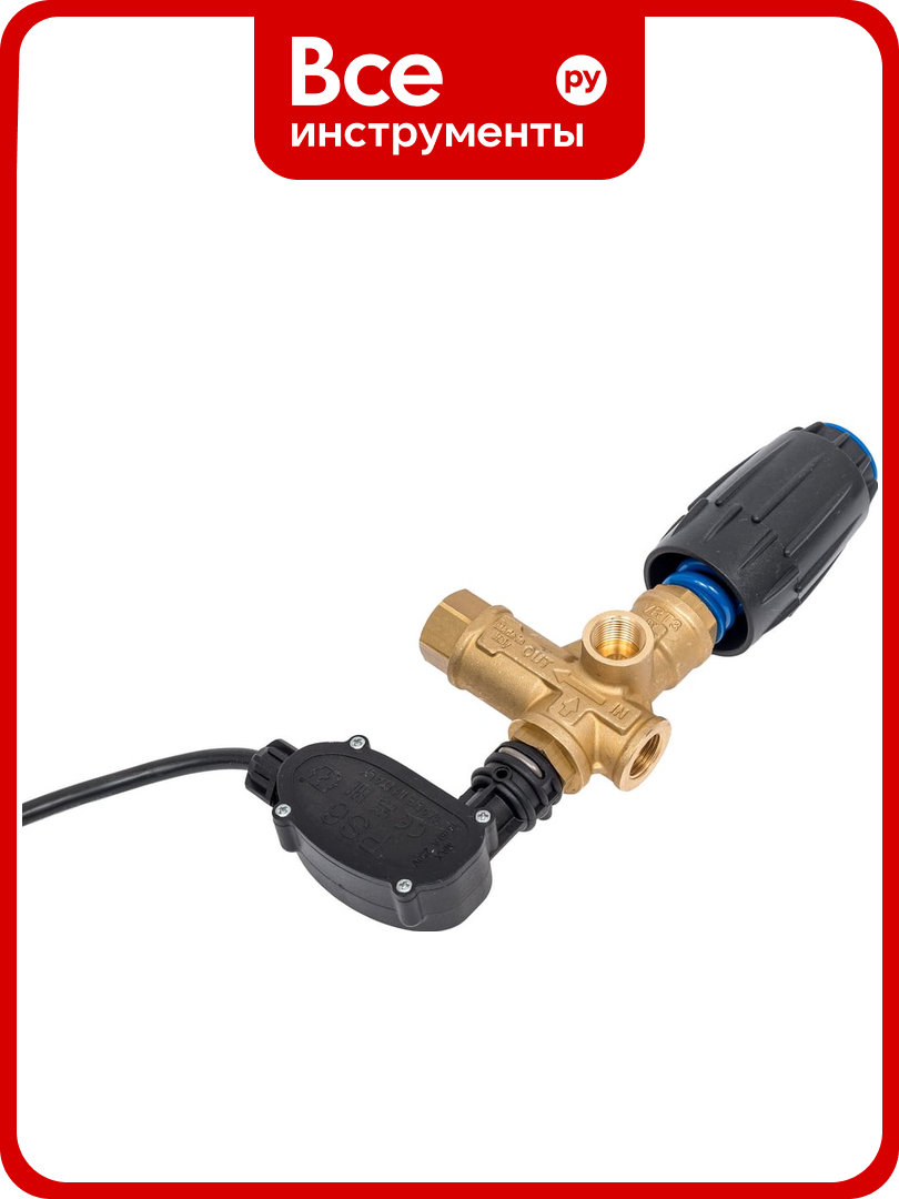 Регулятор давления VRT3 total stop, 250 бар, 40 л/мин, G 3/8"F, байпас