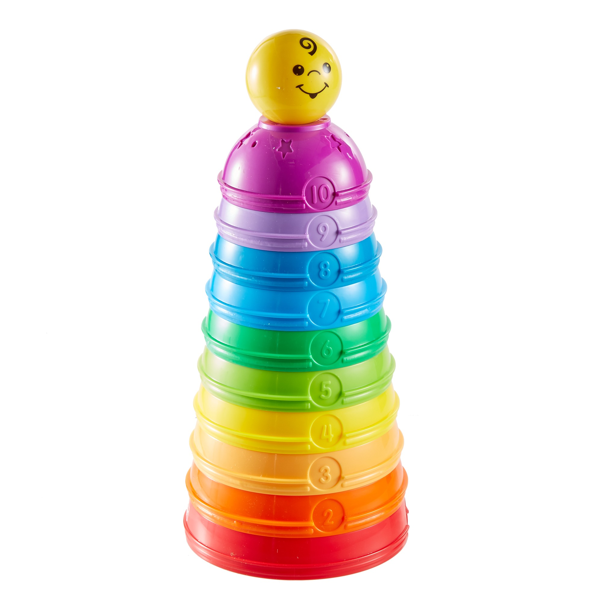 Развивающая игрушка Fisher-Price Стаканчики W4472, разноцветный, 11 дет.