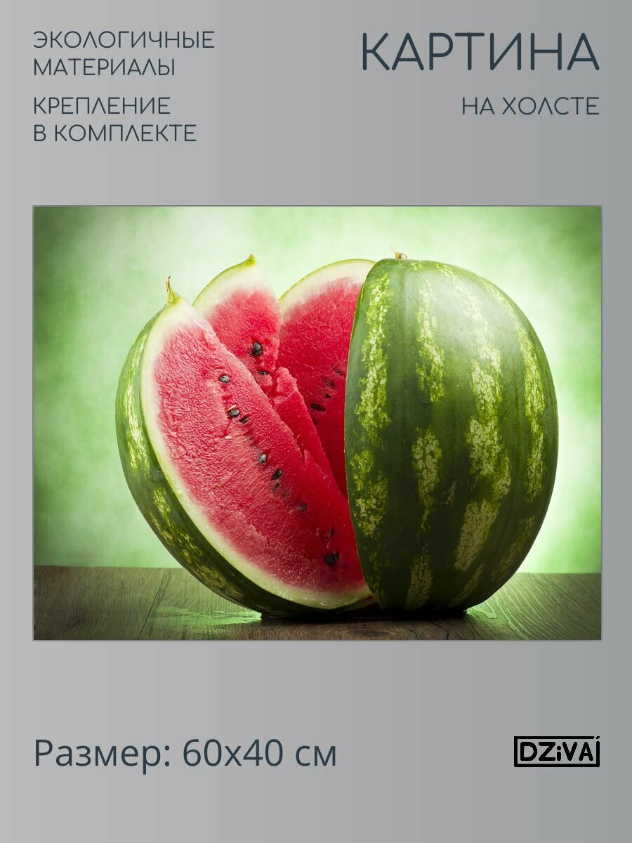 Картина на холсте Watermelon 60x40 см